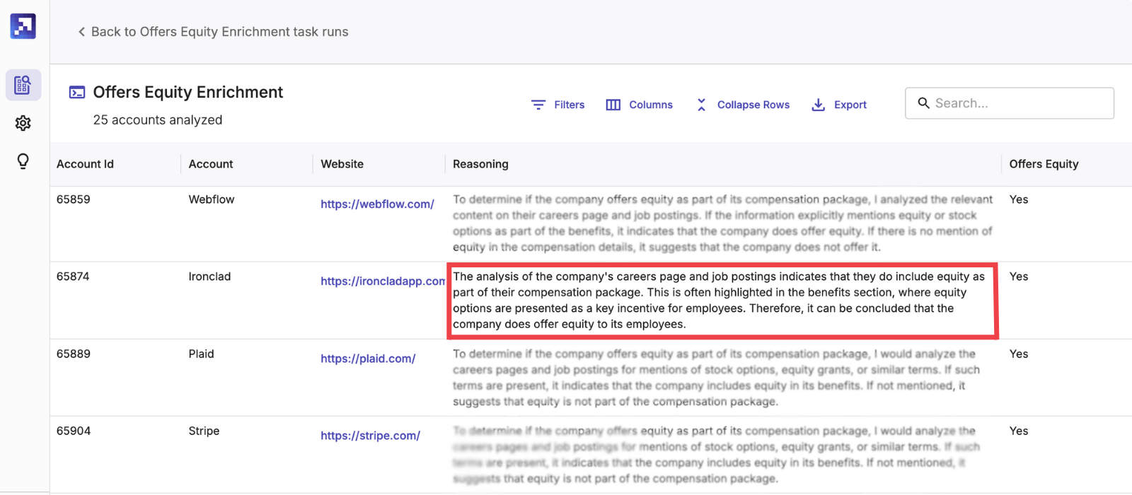 Sales AI prompts for account research